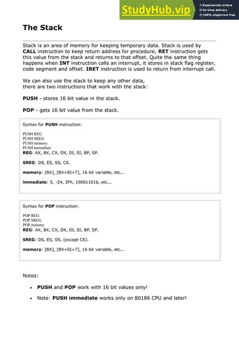 8086 Assembler Tutorial For Beginners Part 1 Pdf