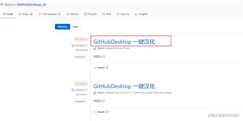 Github Desktop桌面版汉化教程 掘金