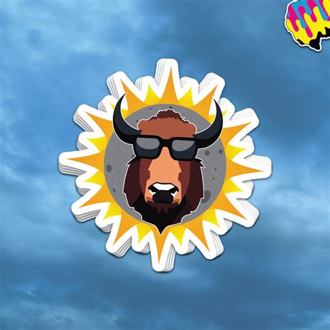 Eclipse Buffalo Sticker Buffalo Sticker Company