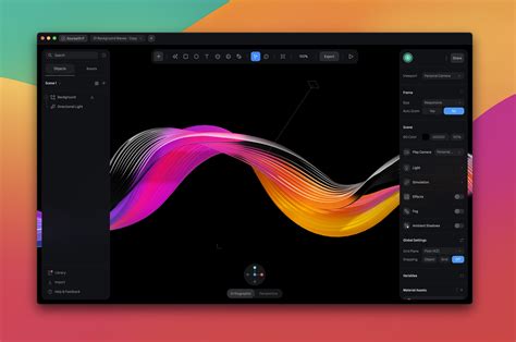 3d Card With Parallax 3d Ui Interactive Web Design With Spline