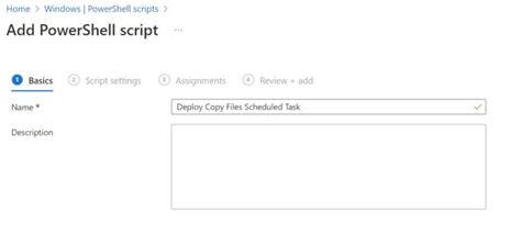 how to deploy scheduled tasks via intune with powershell see smitty