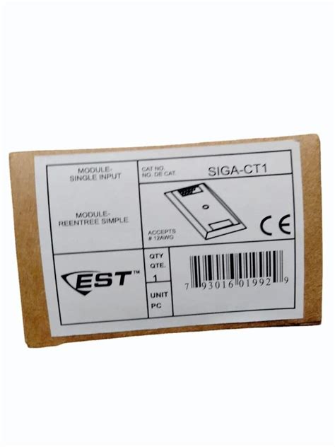 Siga Ct1 Edward Single Input Module At ₹ 2670piece Smoke Detectors