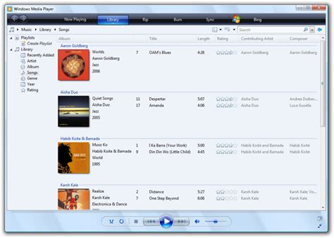 Windows Media Player 11 Xp