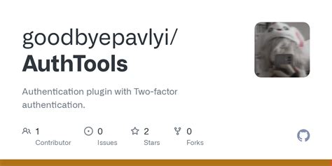 Github Goodbyepavlyi Authtools Authentication Plugin With Two Factor Authentication