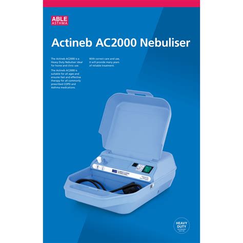 Able Actineb Ac2000 Heavy Duty Nebuliser