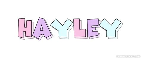Hayley Лого Бесплатный инструмент для дизайна имени от Flaming Text