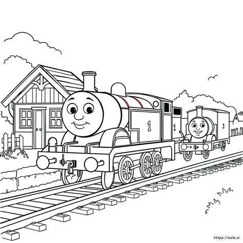 Thomas And Friends Colouring Page