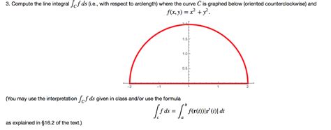 solved 3 compute the line integral jcf ds i e with