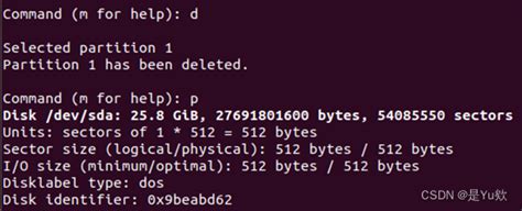 Linux操作系统6：文件系统及磁盘管理怎么利用子命令n创建一个逻辑分区将磁盘剩余空间都分配给它 Csdn博客