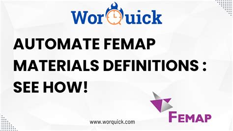 How To Define And Automate Material And Laminate Properties In Femap