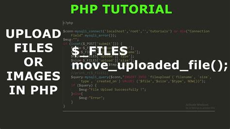 How To Upload Images Or Files In Php File Upload In Php E Codec