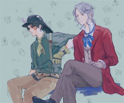 Norton Campbell And Frederick Kreiburg The Prospector And The Composer Identity V Drawing