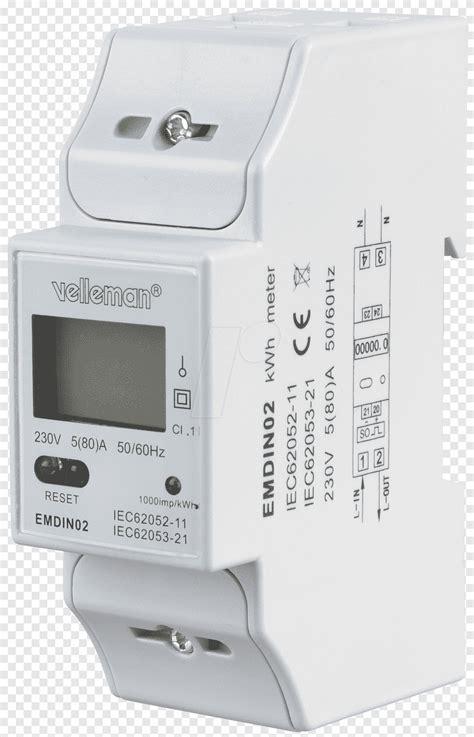 전기 계량기 액정 디스플레이 단상 전력 Velleman Electronics 에너지 전자 제품 전선 전선 Png Pngegg