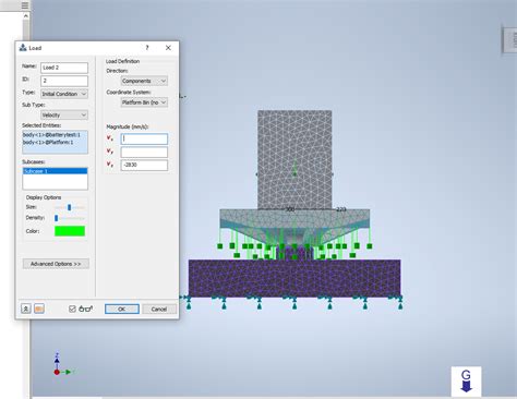 Solved Wrong Maximum Displacement Vs Time Graph Of Drop Test In Non Linear Transient Analysis