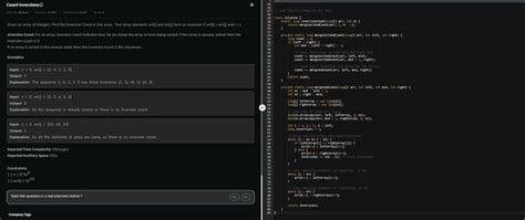 Resolved Inversion Count Dsa Challenge Rohan Vimal Posted On The
