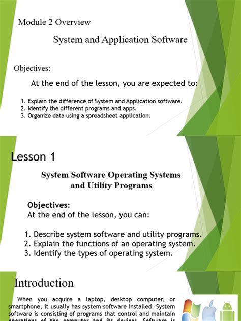 Module2lesson1 Pdf Operating System Programming