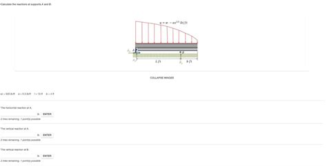 [solved] The Horizontal Reaction At A The Vertical Reactio