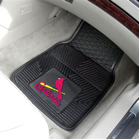 Fanmats St Louis Cardinals Mlb 2 Pc Vinyl Car Mat Set 2 Pack Floor