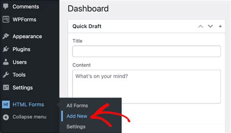 How To Add Html Forms In Wordpress 2 Methods Godaddypk