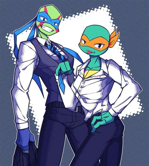 Rottmnt Leo X Mikey Leangel 💙🧡💙🧡💙🧡 💙🧡👔 Wattpad