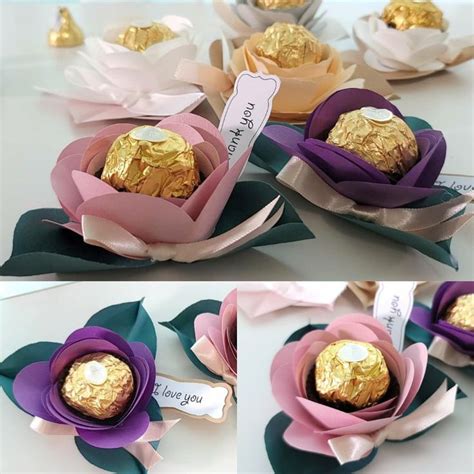 초콜릿꽃포장 Chocolate Flower Packaging 초콜릿 카드 초콜릿 꽃 초콜릿