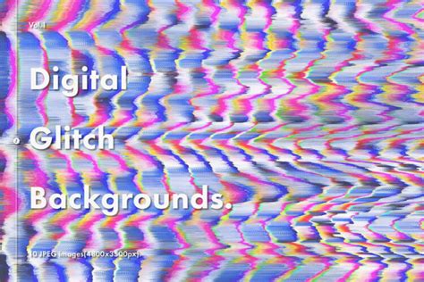 Digital Glitch Backgrounds 10幅抽象艺术信号故障混乱干扰数字背景图片设计素材 格外视觉 Uigui Cn 国外高品质设计素材共享网