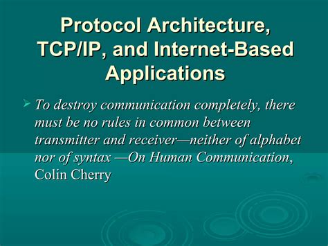02 Protocol Architecture Ppt