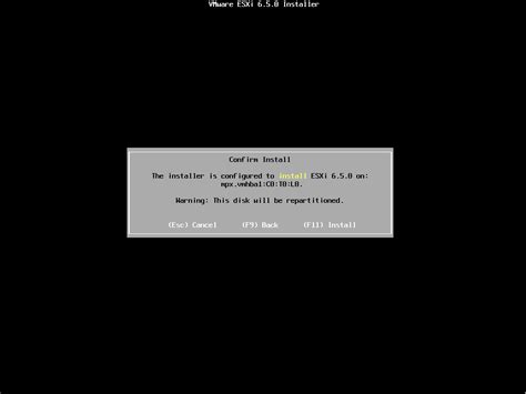 vmware esxi 6 5 install step by step virtualization howto