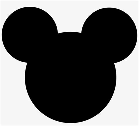 Mickey E Minnie Mickey Face Silhouette Png Free Transparent PNG