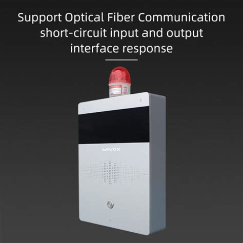 IP 8730 IP System Outdoor Waterproof Intercom Terminal Arvox Tech Com