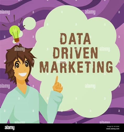 Writing Displaying Text Data Driven Marketing Business Showcase Strategy Built On Insights