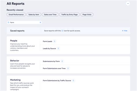 Wix Forms About Your Form Submission Reports In Wix Analytics Help Center
