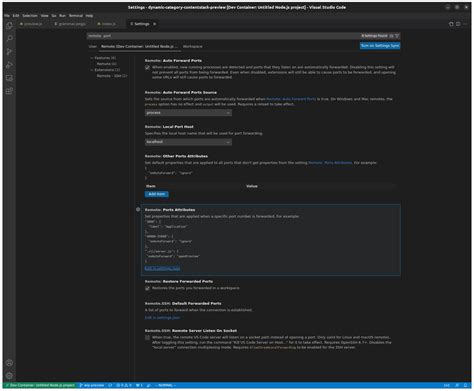 Docker 20 10 23 VSC 1 74 3 DEv Containers V0 266 1 Expose Ports Does