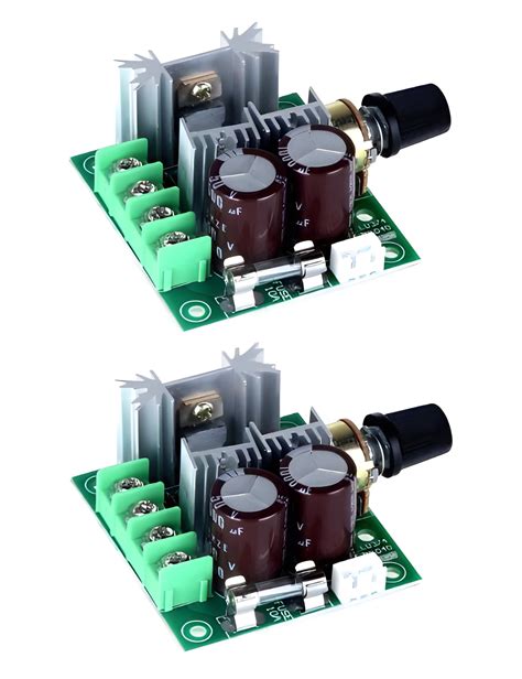 2 pcs 12v 40v 10a pulse width modulation pwm dc motor speed control switch controller for sale