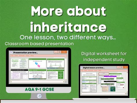 More About Inheritance Lesson Bundle Teaching Resources