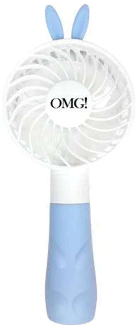 Omg Double Dare Beauty Fan Blue