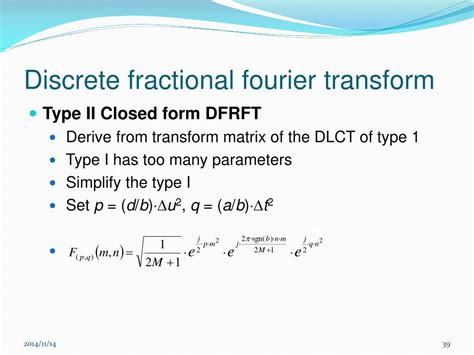 Ppt Fractional Fourier Transform Powerpoint Presentation Free Download Id6599311