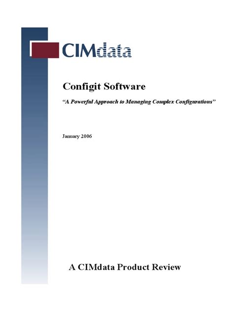 Whitepaper Configit Managing Complex Configurations Pdf Product Lifecycle Innovation
