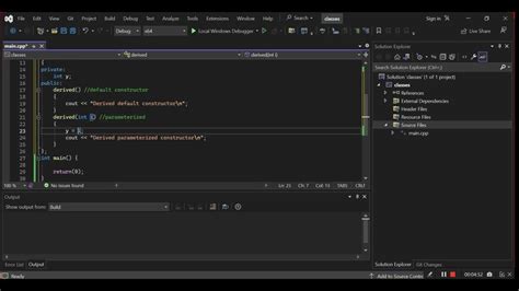 Inheritance Part 2 Calling Default Base Constructor Youtube