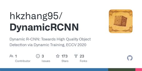 GitHub Hkzhang DynamicRCNN Dynamic R CNN Towards High Quality Object Detection Via Dynamic