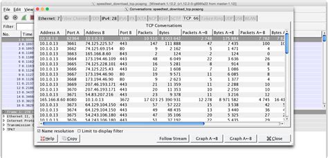 Packet Capture Analysis With Wireshark Conversations Last Hop Networking