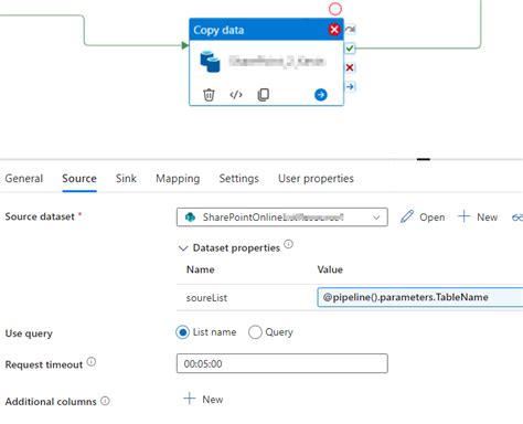 Azure Data Factory Not Accepting Parameter ErrorCode InvalidParameter The Value Of The Property
