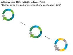 Agile Development Cyclic Arrow Diagram Flat Powerpoint Design