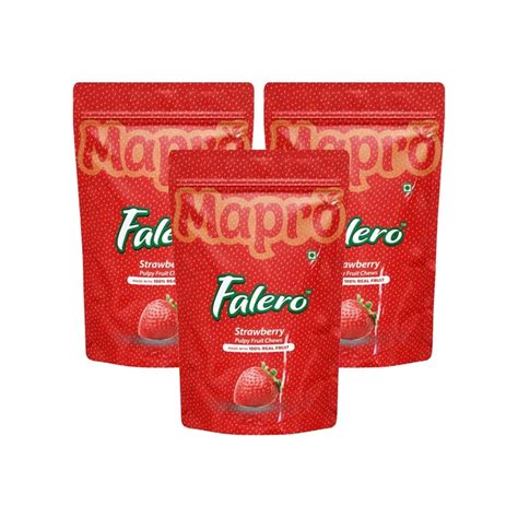 Mapro Falero Strawberry Fruit Chews Candy Pack Of 3 Price Buy Online At Best Price In India