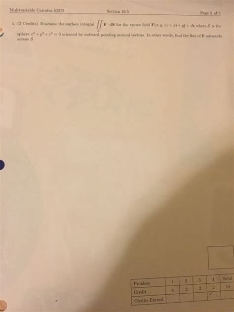 Solved Multivariable Calculus M273 Section 16 5 Page 5 Of S