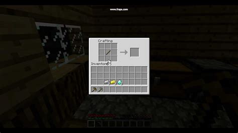 Minecraft How To Make A Pickaxe All Types YouTube