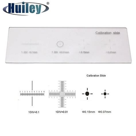 Microscope Calibration Stage Micrometer Glass Slid Vicedeal