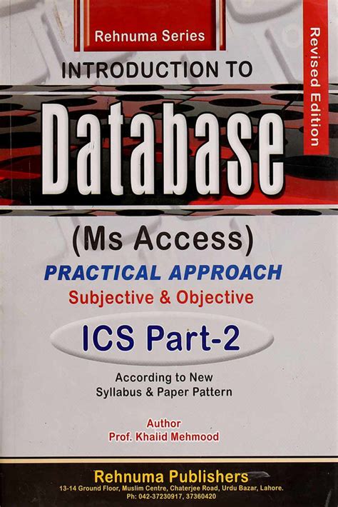 Introduction To Database Ics Part 2 Iftikhar Book Depot