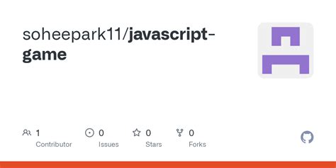 Github Soheepark11javascript Game