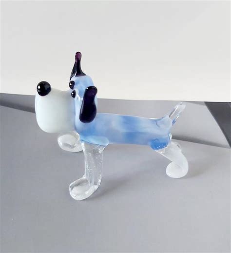 Статуетка кольорове скло собака — ціна 355 грн у каталозі Статуетки Купити товари для дому та